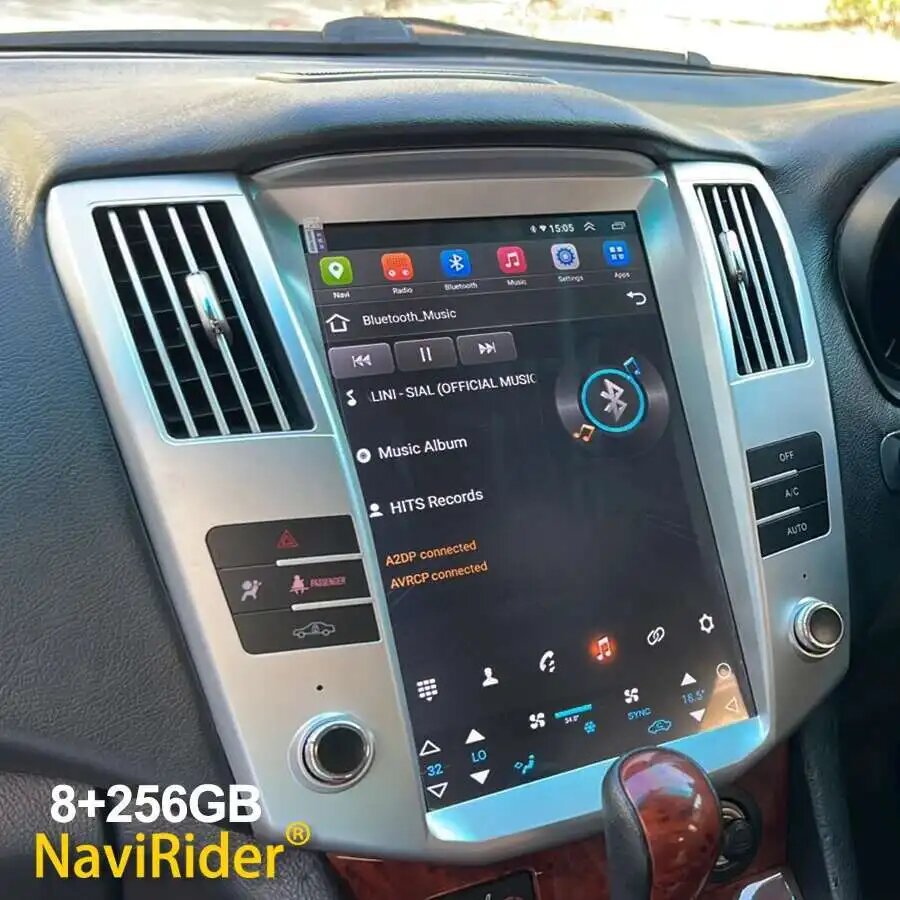 Автомагнитола на Android для Lexus RX300/RX330/RX350/RX400H 2003-2014, автомобильный стерео Мультимедийный плеер с GPS-навигацией и сенсорным экраном для Carplay 8GB RAM x 256GB ROM