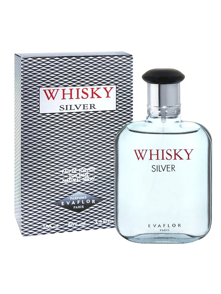 Evaflor Туалетная вода Whisky Silver мужская, 100 мл