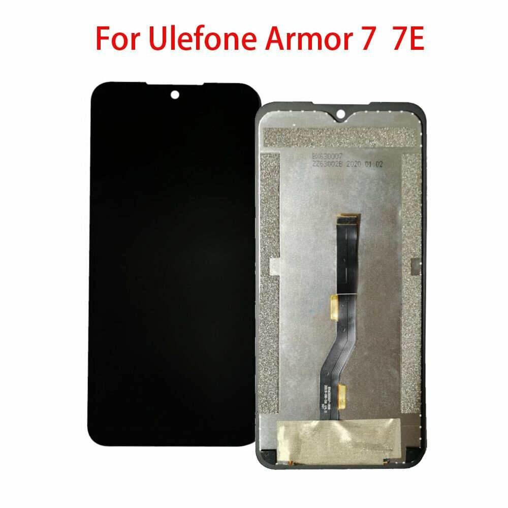 Дисплей для Ulefone Armor 7; Armor 7E Дисплей для в сборе с тачскрином Чёрный