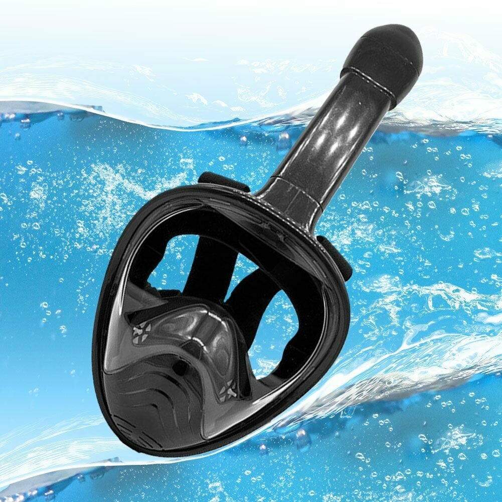 Детская маска для снорклинга/полностью сухая/силиконовая