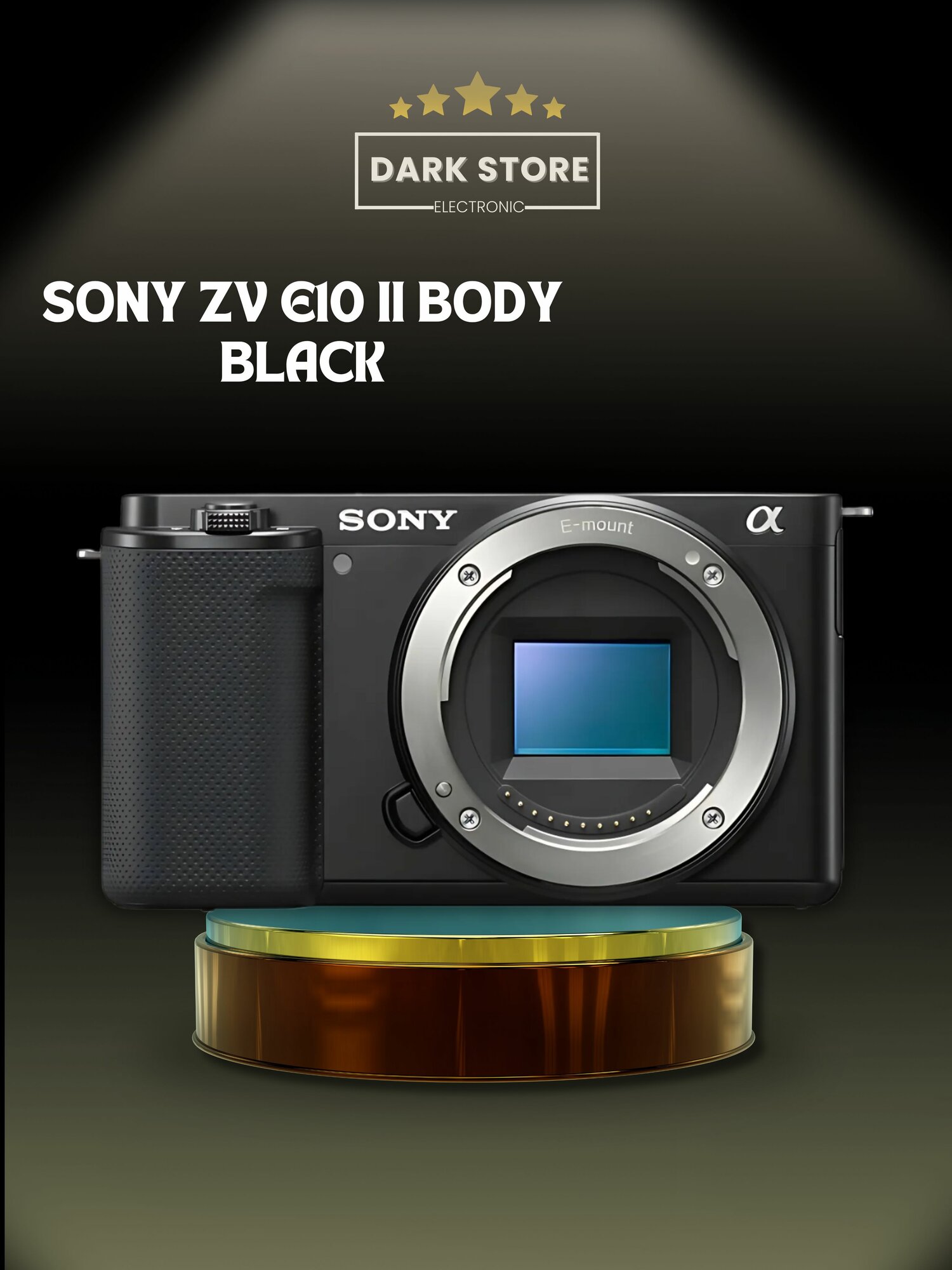 Фотоаппарат SONY ZV E10 II BODY BLACK