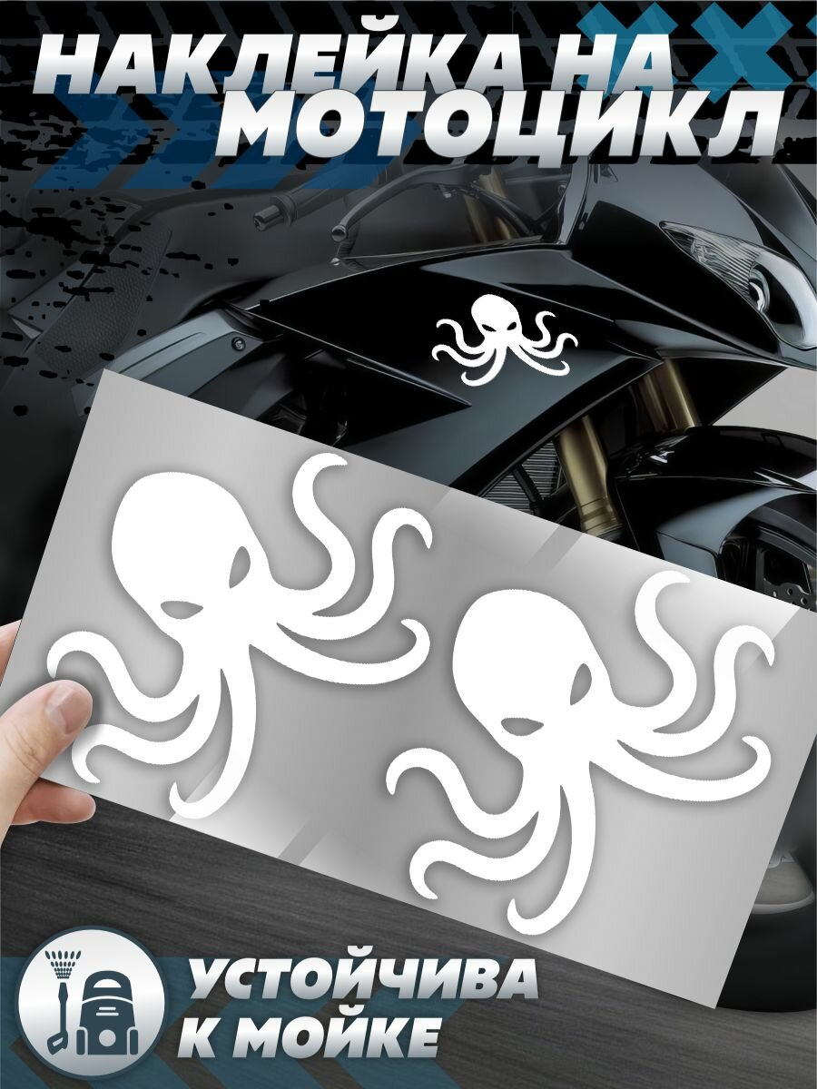Наклейки на мотоцикл эндуро питбайк Кракен