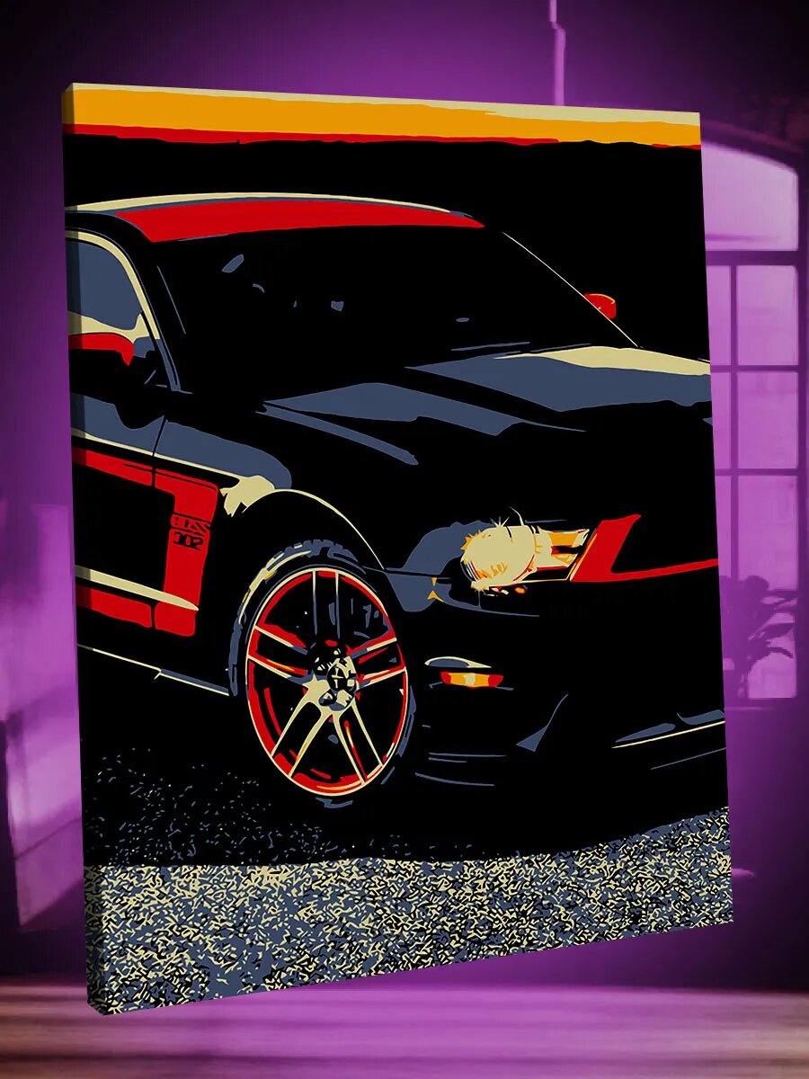 Картина по номерам Ford