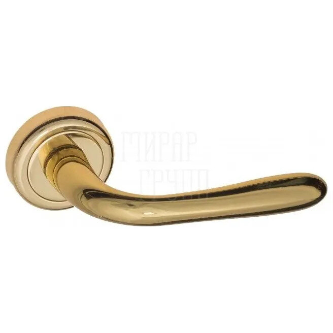 Дверная ручка на круглом основании Fratelli Cattini "EMMA" D1 полированная латунь