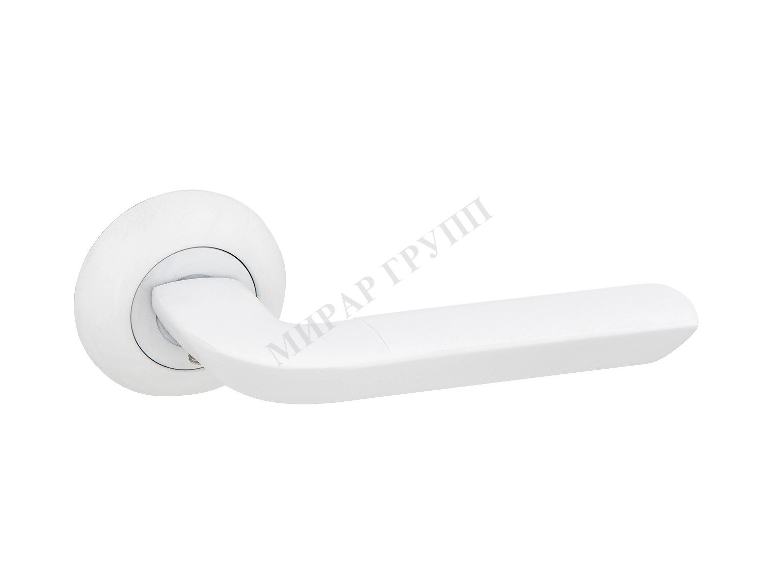 Дверная ручка Фабрика замков "AVVIO" белый