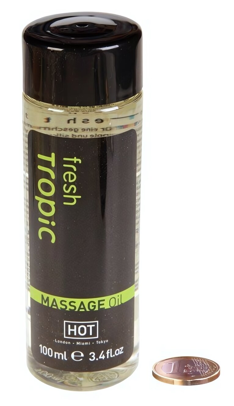 Массажное масло для тела «Fresh Tropic», 100 мл, гипоаллергенное, увлажняющее, с дозатором