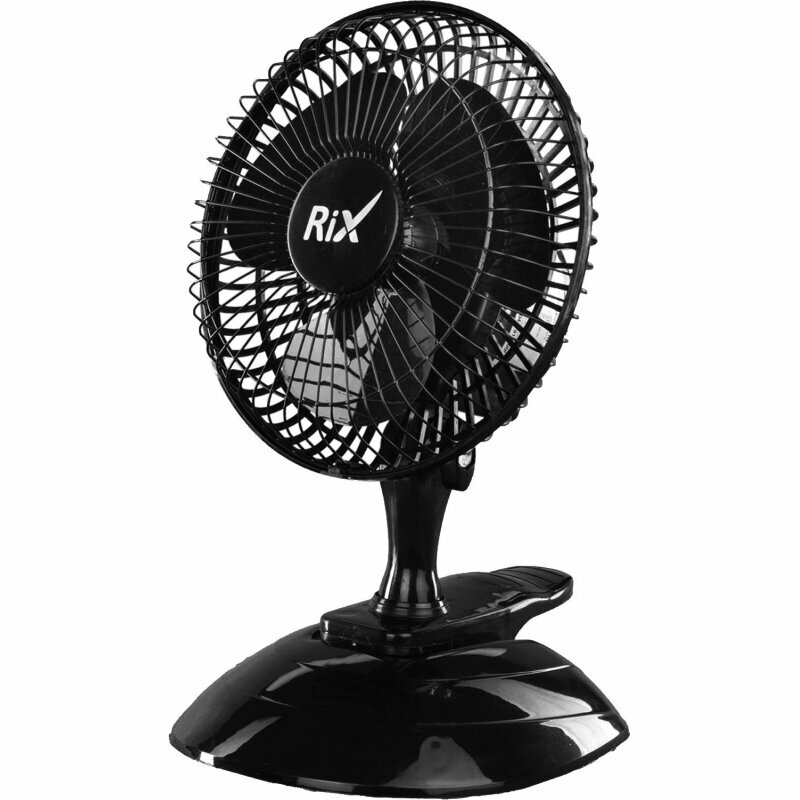 Вентилятор Rix RDF-1500WB Black, бытовой настольный, 2243742