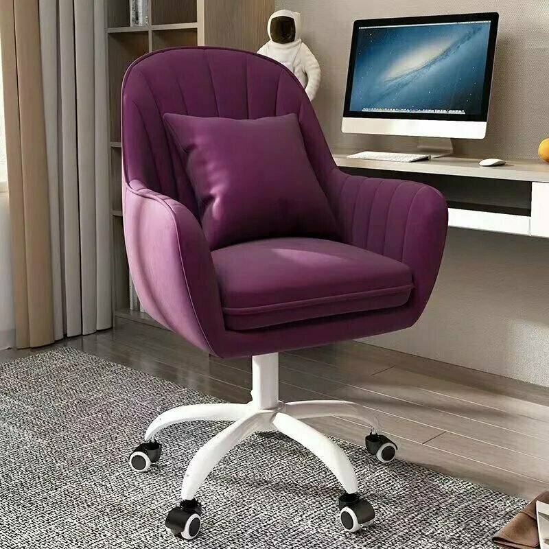 Офисное кресло Офисное кресло; кресло для макияжа в спальне для девочек; компьютерное кресло, желтый