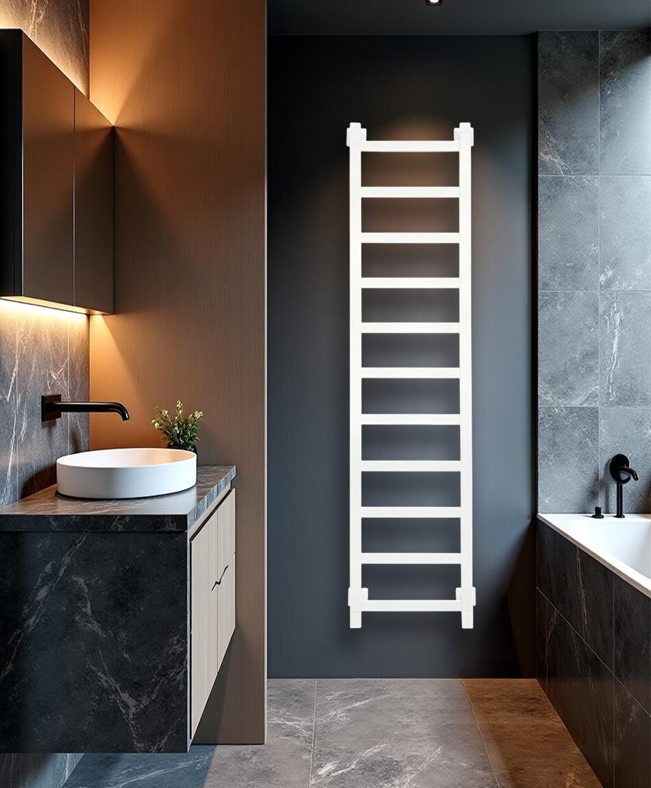 Полотенцесушитель водяной Quadro-1 150x40 см Белый