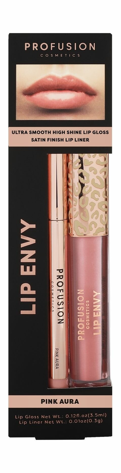 ProFusion Набор для губ Lip Envy Pink Aura (Блеск 3,5мл+ Карандаш 0,3г)
