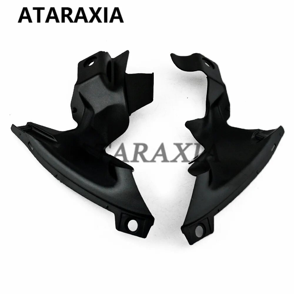 Неокрашенное крыло мотоцикла, брызговик, боковая панель, обтекатель, Крышка корпуса, обтекатель для бензобака, внутренняя крышка для Yamaha YZF R1 2007 2008 Черный, Air Duct Cover