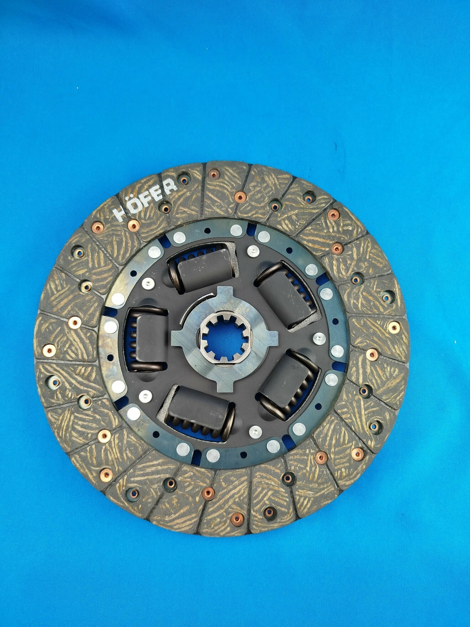 Диск сцепления ведомый "HOFER" для а/м ГАЗ 406дв.