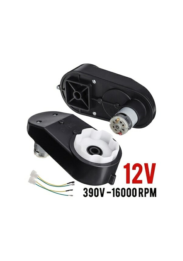 Электродвигатель Коробка передач Коробка передач электромобиля Аксессуары Двигатель 12VRS390 16000 об/мин Модификация мотоцикла для игрушек