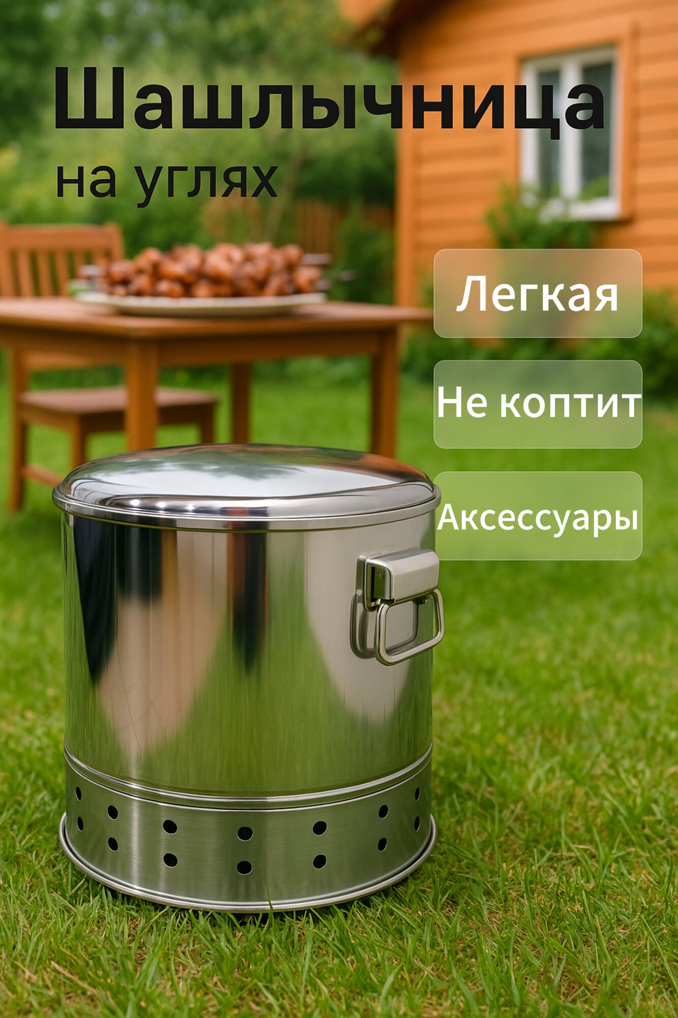 Шашлычница на углях