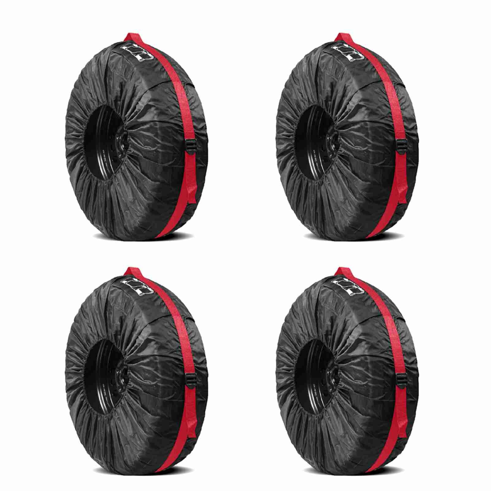 4ШТ Чехлы Для Шин, Водонепроницаемые Запасные Чехлы, Жесткая Защита Колес для Легковых Автомобилей, Внедорожников, Фургонов, Пикапов, Подходит Для шин от 13 "до 18"