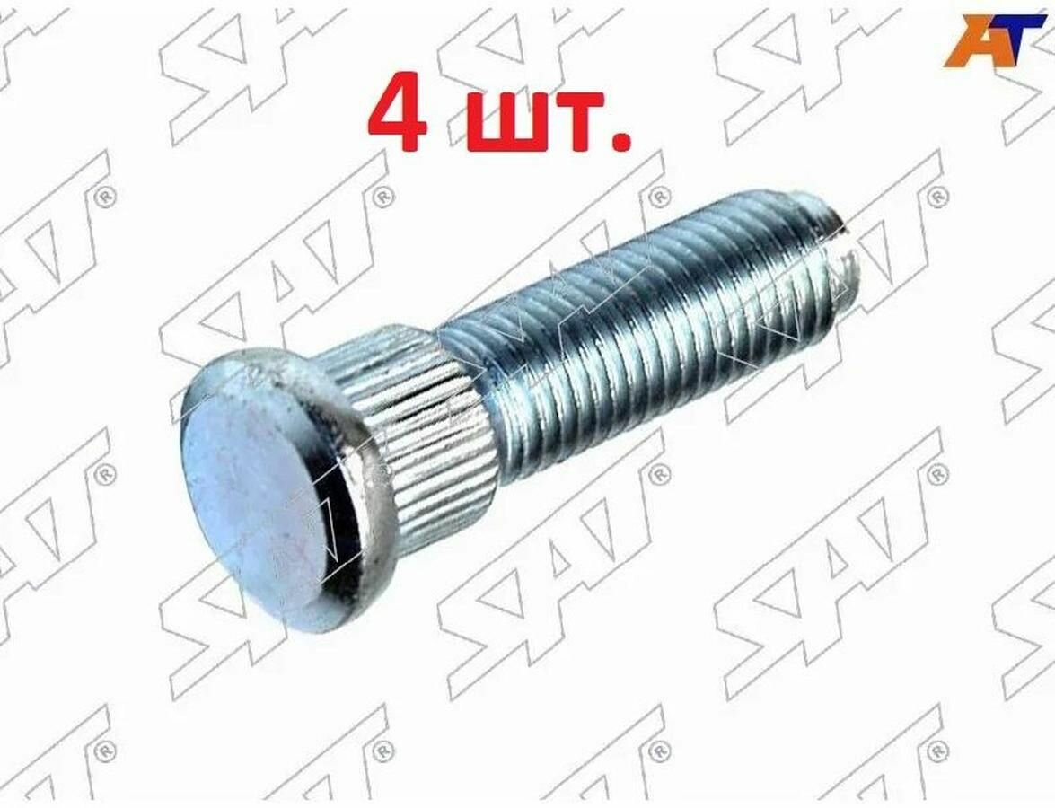 Шпилька колёсная M12x1.5мм (OEM Toyota 9094202070) - 4 шт.