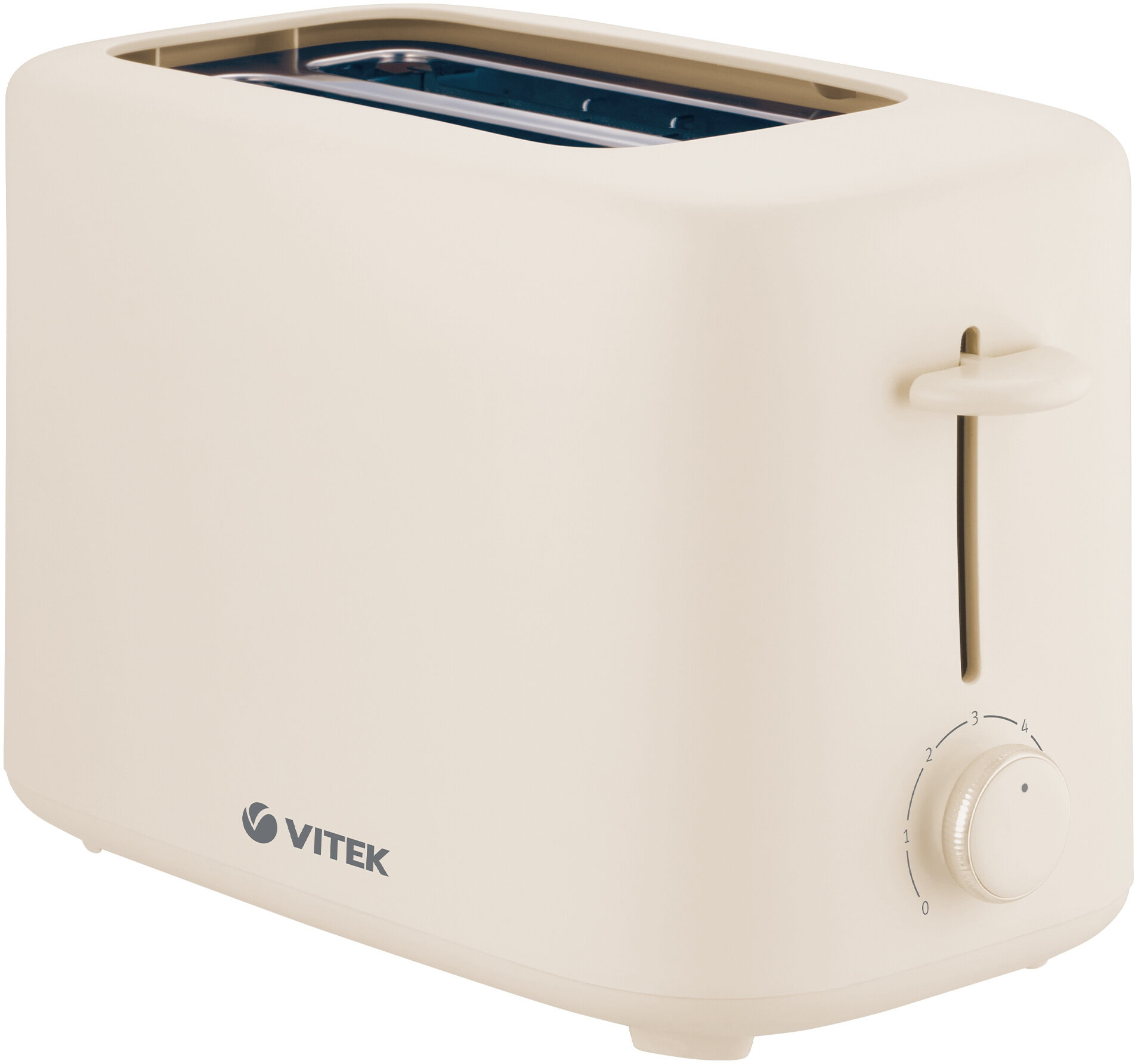 Тостер Vitek VT-1588 бежевый корпус пластик