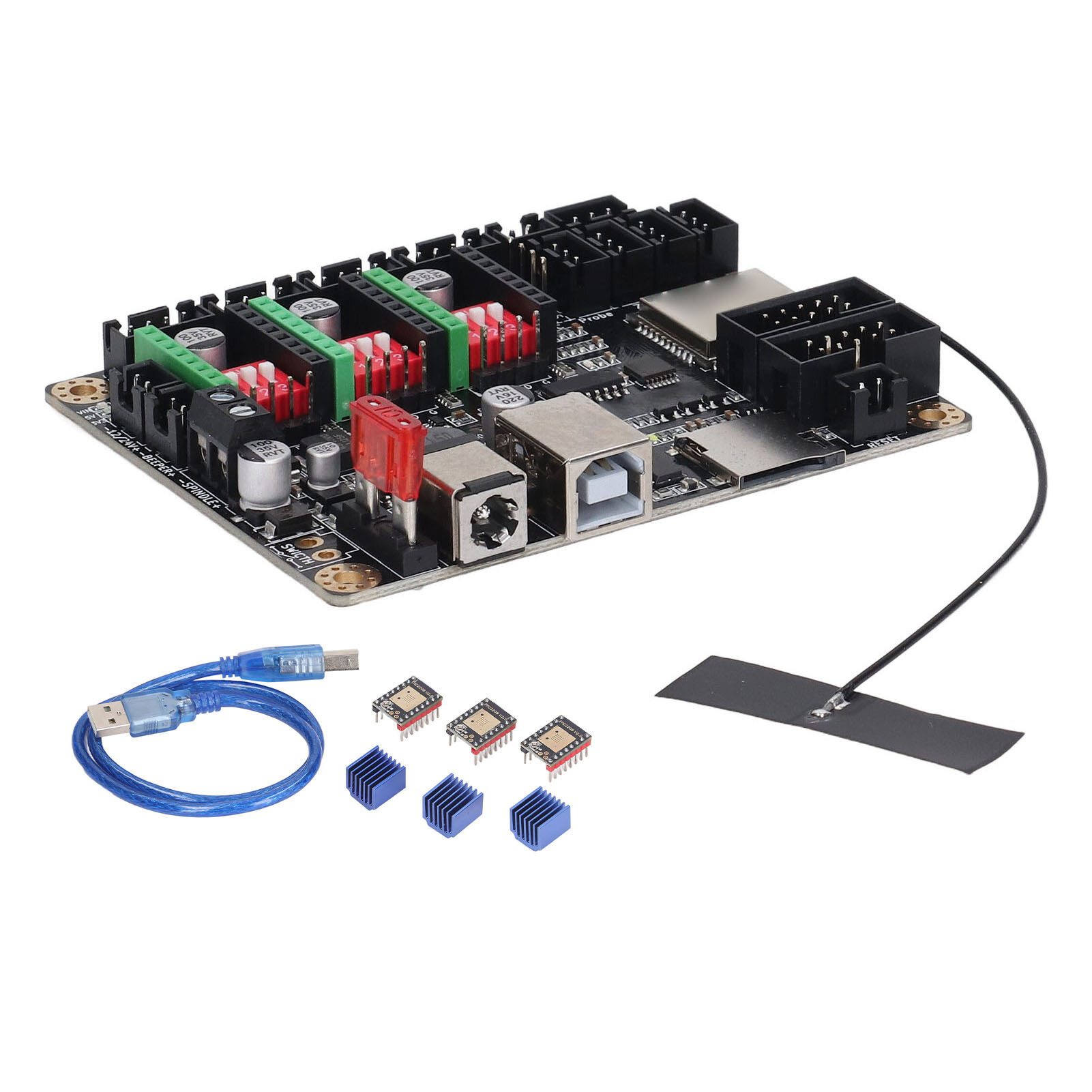 MKS DLC32 V2.1 32-битный ESP32 WIFI GRBL TFT лазерный гравер DIY универсальная материнская плата с шаговым двигателем TMC2209 12‑24 В постоянного тока