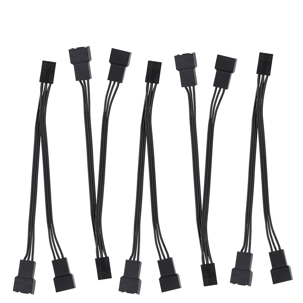 5pcs 3PIN 1-2 Удлинительного кабеля CPU CPU CPU контровы