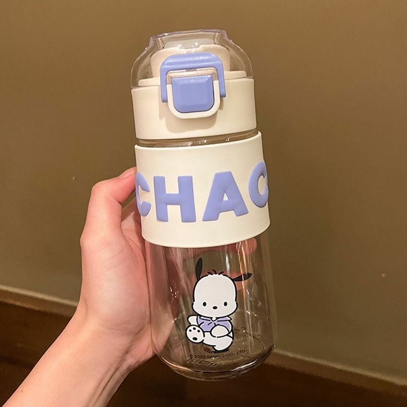 Sanrio Pachadog 2024 новый стакан для воды для девочек, высококачественный стакан для учеников начальной школы, детский переносной чайник для питья