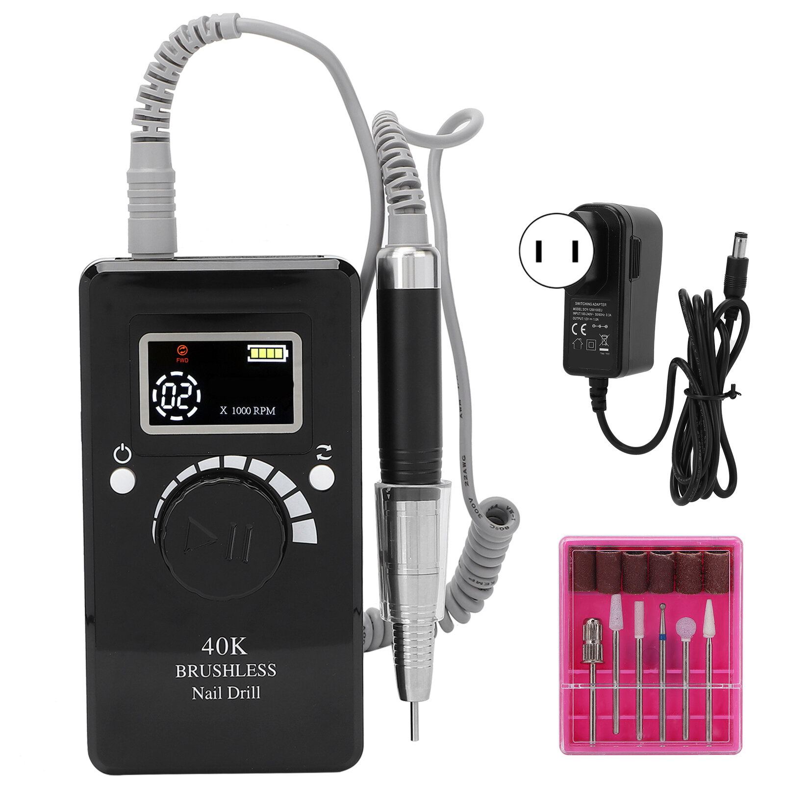 Портативный маникюрный педикюр набор для ногтей.