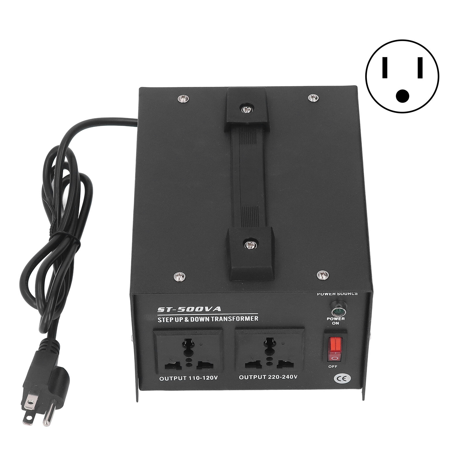 Повышающий трансформатор 500 Вт, мощный преобразователь напряжения