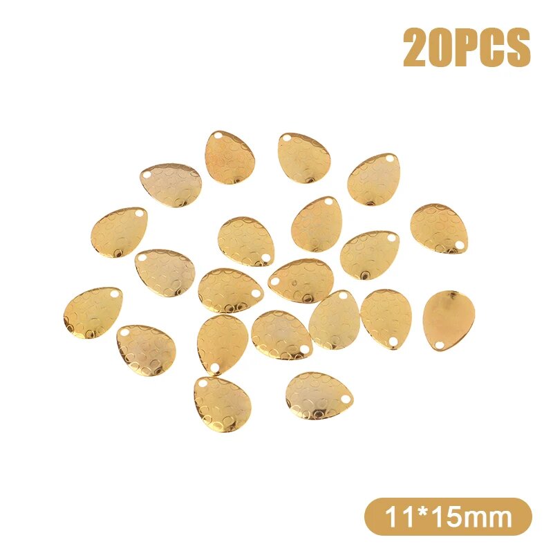 Блестящие лезвия для блесен Luya 20 шт.