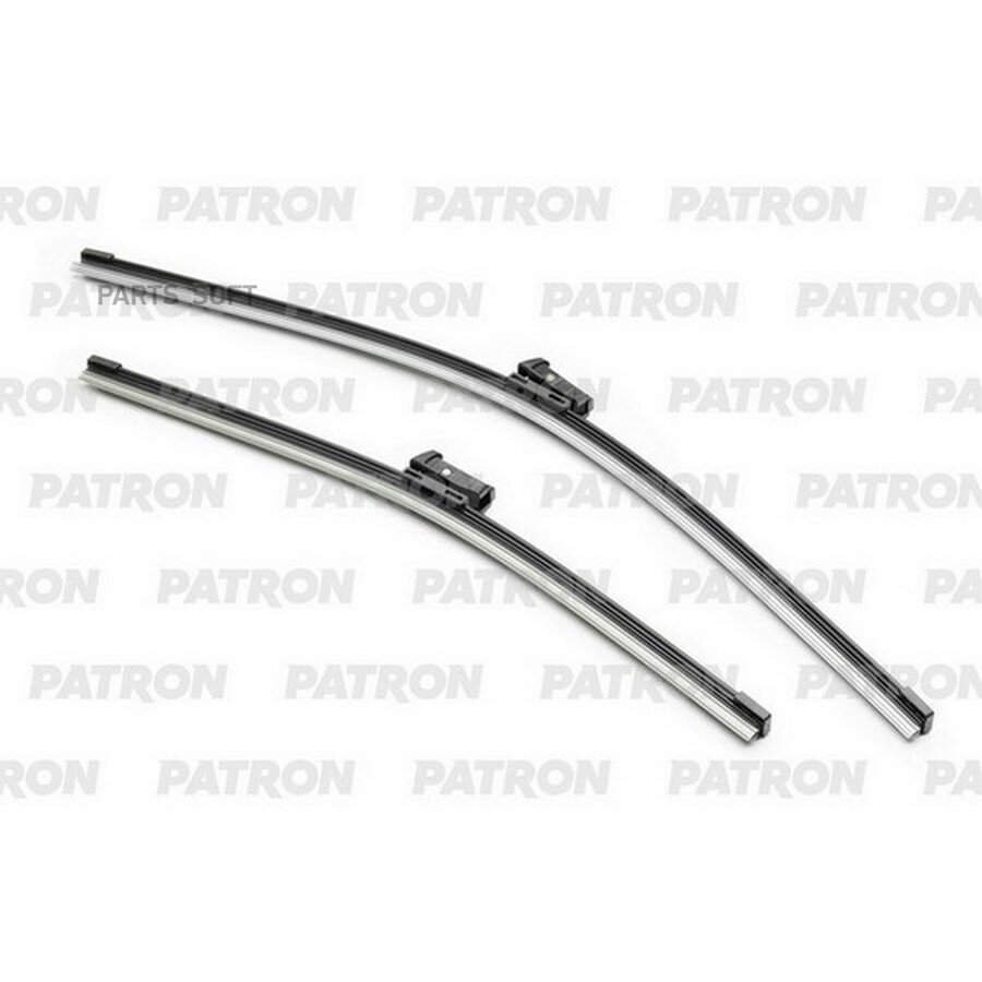 Щетки стеклоочистителя 61см + 46см к-кт бескаркасная Push button 19mm GEELY Coolray SX-11 20- / VW Caddy/ Touran 03- PATRON PWB6146-KIT-VT1 | цена за 1 шт