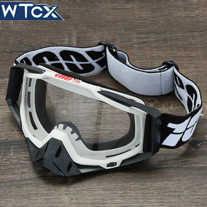 Защитные мотоочки унисекс от ветра пыли и ультрафиолета с регулируемым ремешком серые линзы для мотоцикла велосипеда и активного отдыха