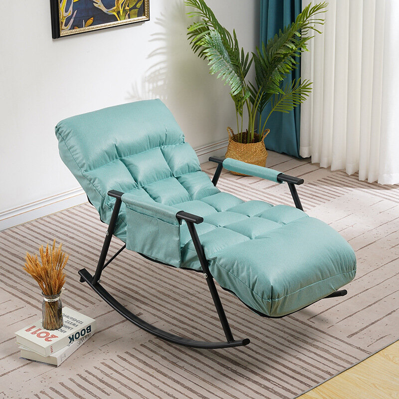 Кресло-качалка "Вогдаль", обивка текстиль/искусственная кожа, ширина 60 см