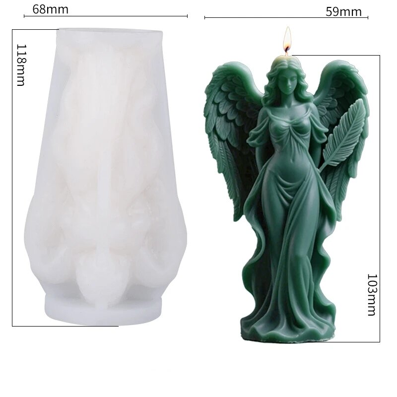 Силиконовая форма для свечей "Крылья ангела"