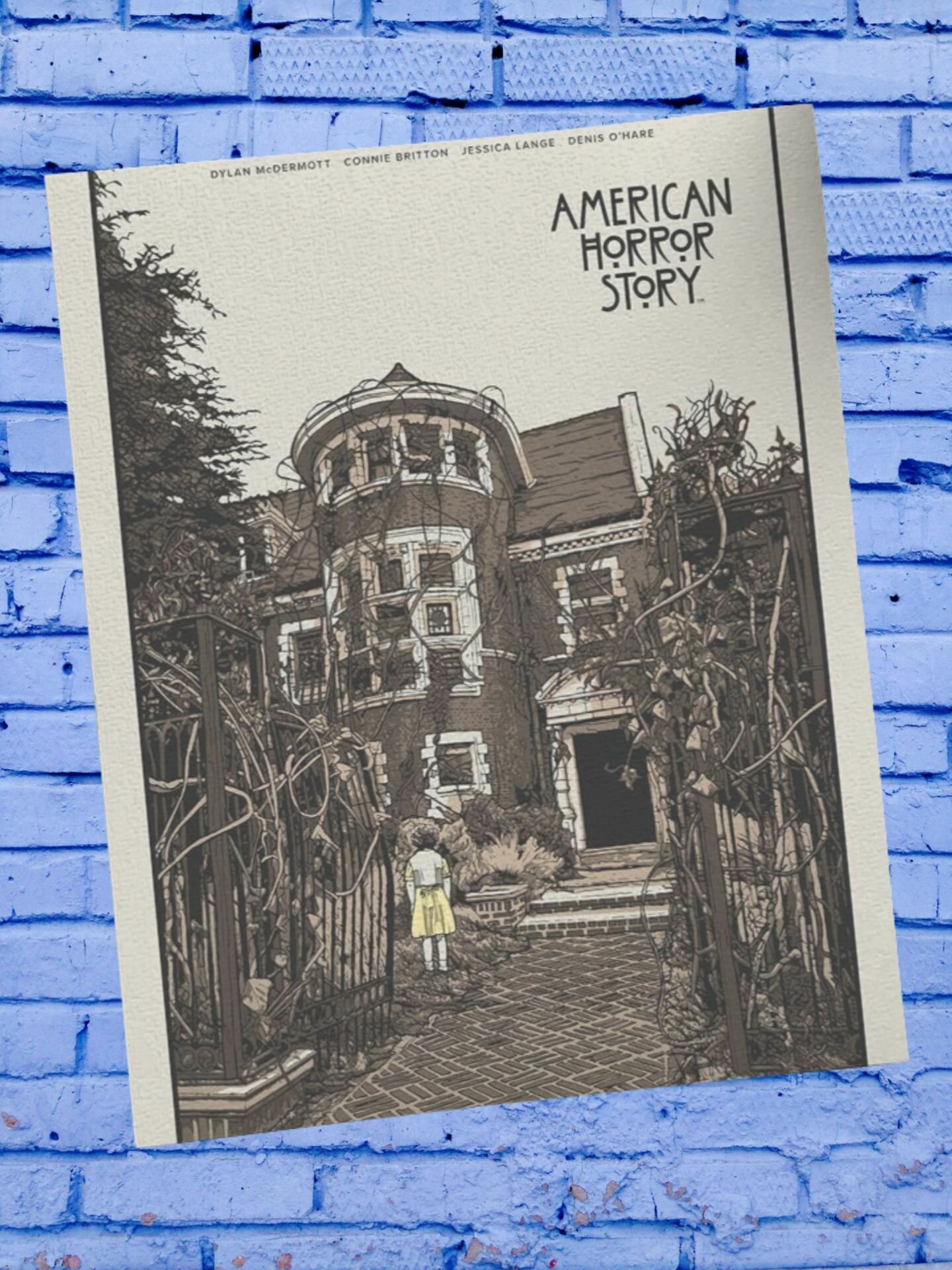 Постер pinterest "Американская история ужасов", 29х42, А3, глянцевый