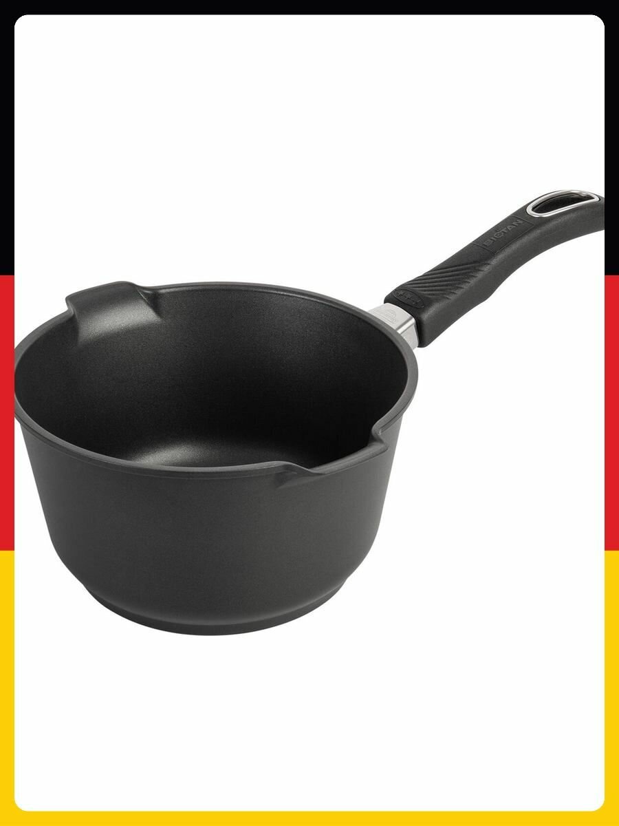 Кухонный ковш Gastrolux черный 16 см / 15 см / 8 см