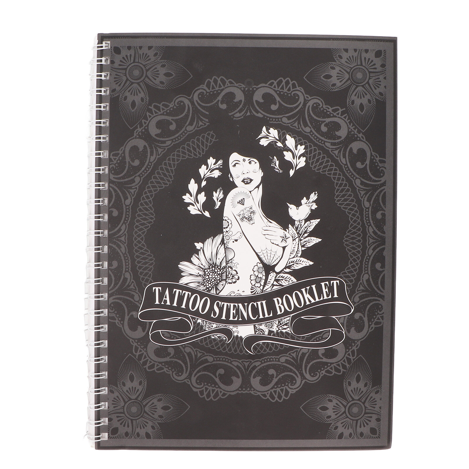 Портативный альбом трафаретов для татуировок, 115 шт, для мужчин и женщин, боди-арт, аэрограф, временный шаблон татуировки, многоразовый набор трафаретов для легких татуировок с аэрографом