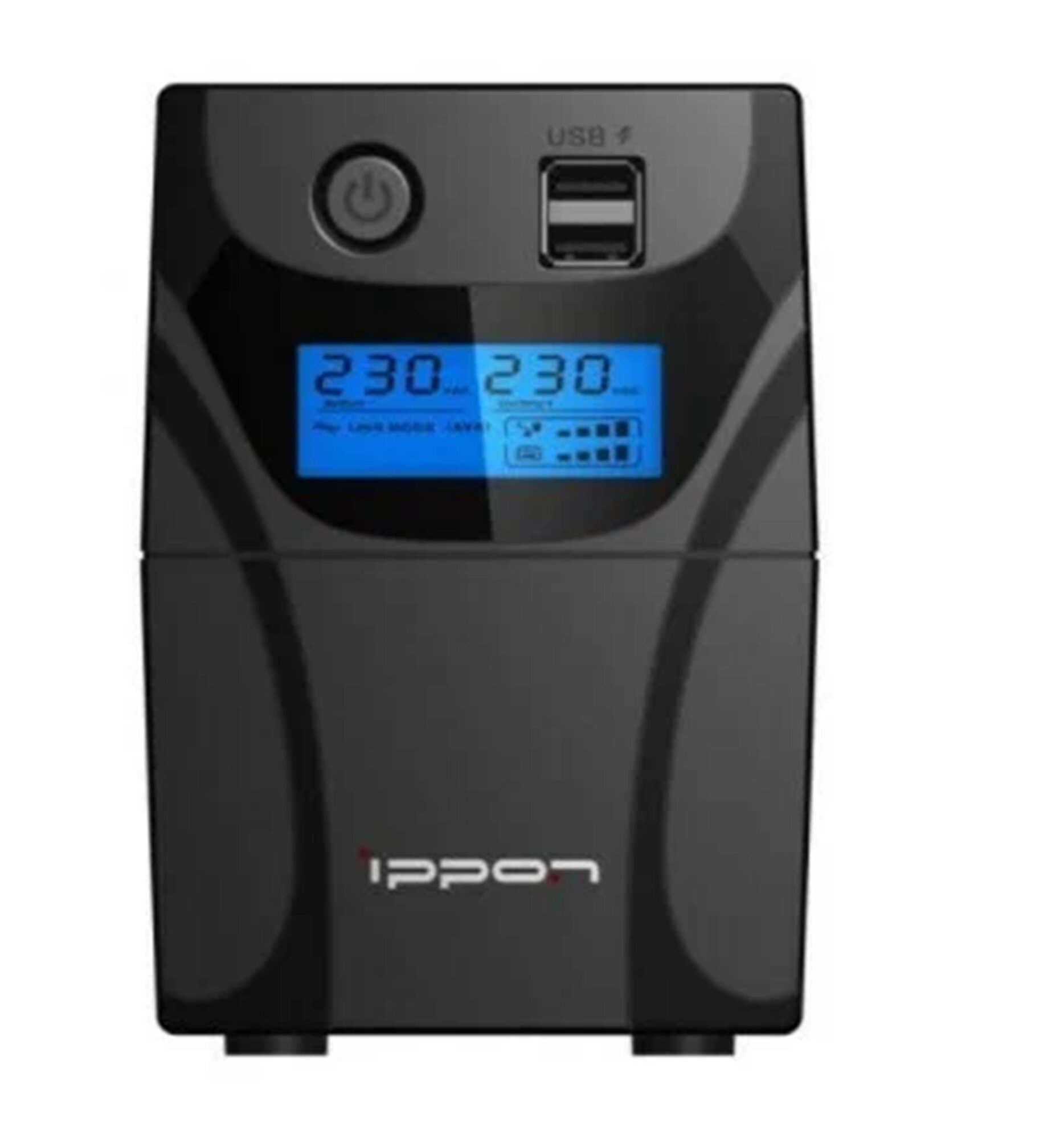 ИБП Источник бесперебойного питания IPPON "Back Power Pro", интерактивный, 500Вт, защита сети интернет