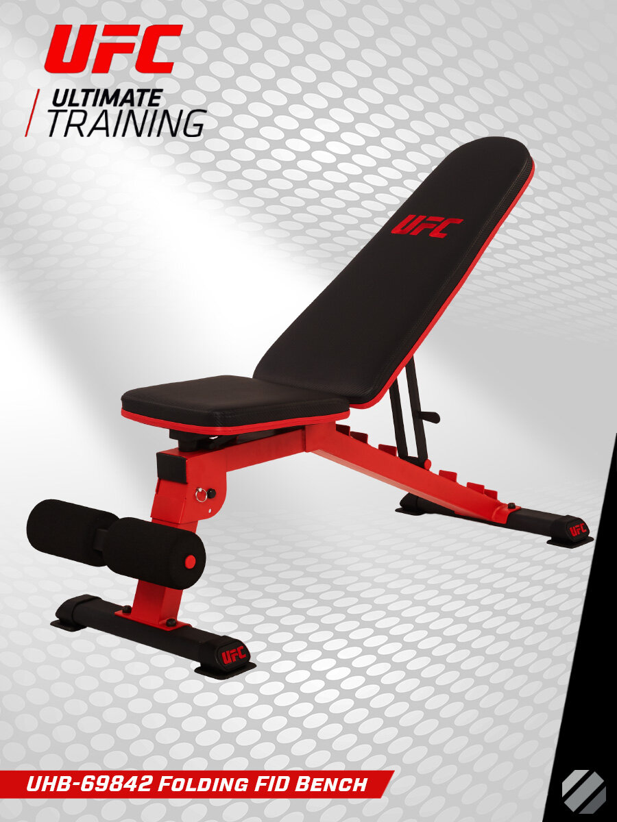 Силовая скамья UFC UHB-69842, многофункциональный, сталь, до 363кг