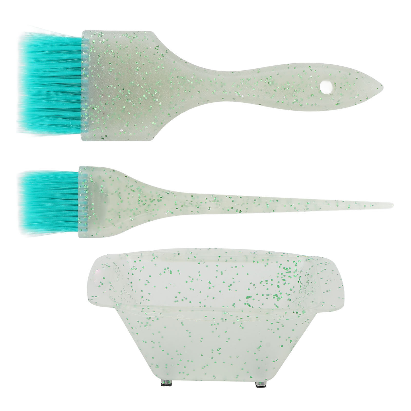 Набор для окрашивания волос из 3 предметов: кисточка для окрашивания волос, миска для смешивания красок, набор парикмахерских принадлежностей