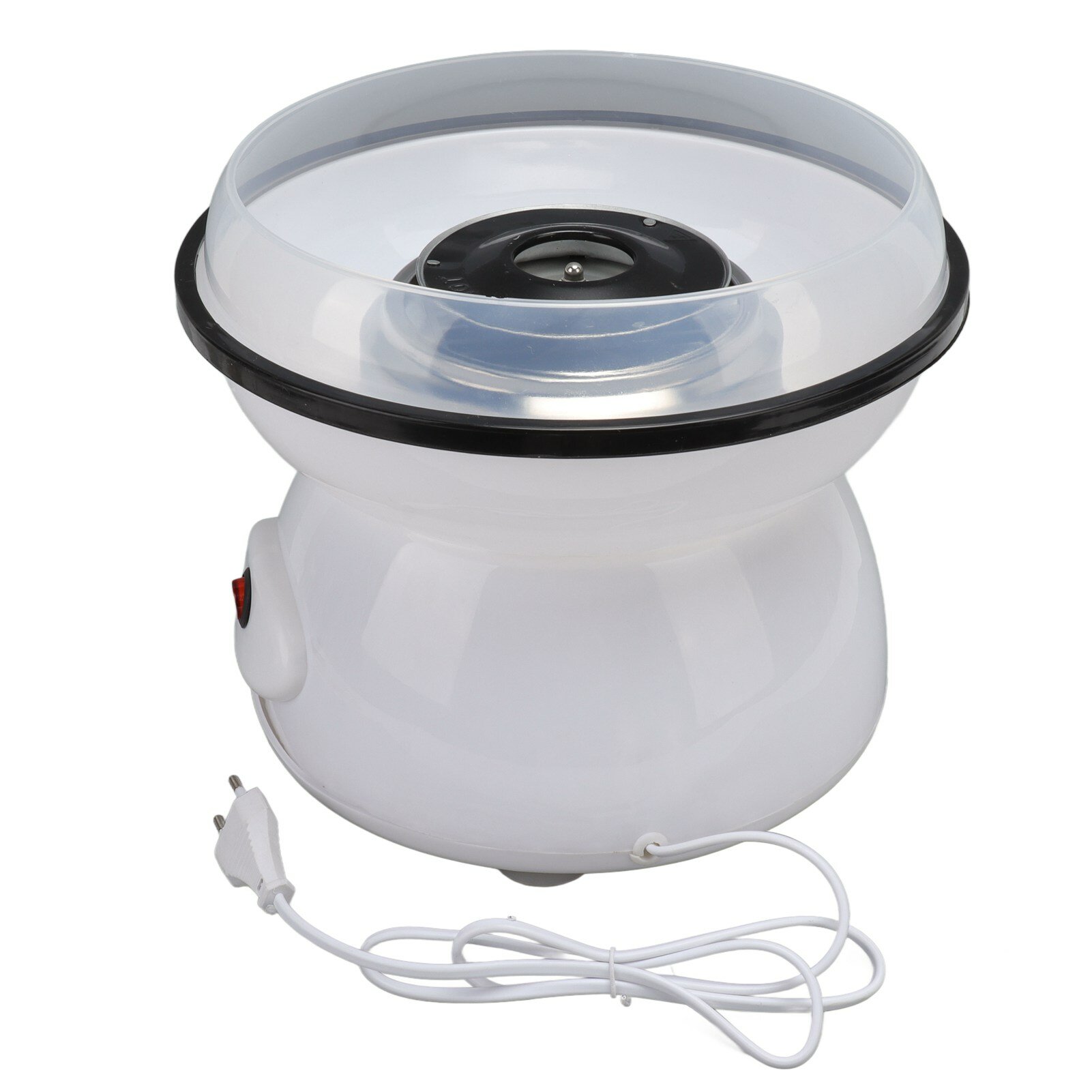 Портативная машина для хлопкового конфета автоматическая быстронагревающаяся низкошумная миниатюрная Candy Floss Machine для детей, материал ABS, мощность 500Вт, время изготовления 3‑5 минут на одну, общий вес 1472г/3.2фунта, в комплект входят 10 шпажек