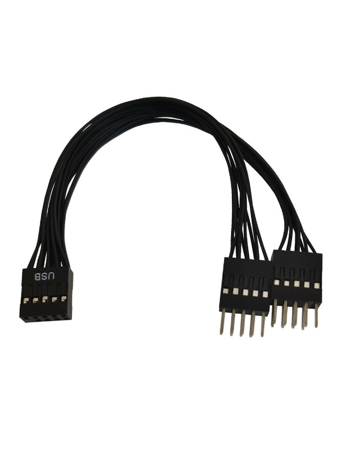 Mainboard 9pin USB2.0 Header Extension Adapter - Converters USB2.0 Female to2 Male Splitter