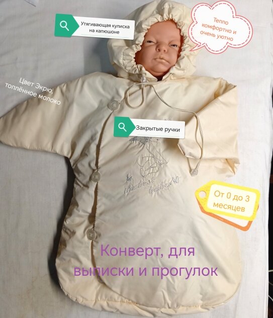 Комплект на выписку из ( Ангел) роддома папа-мама.6 предметов