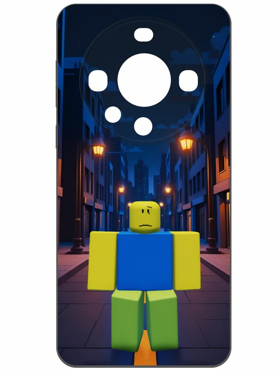 Чехол-накладка Krutoff Soft Case Roblox-Форсакен Нуб (Forsaken Noob) для Huawei Mate 60 Pro черный