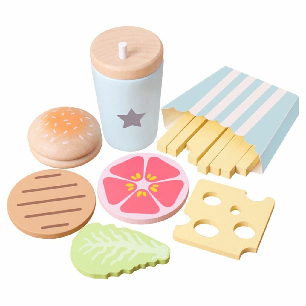 Набор еды для ролевых игр, ассортимент игрушек, игровой набор приготовления пищи, аксессуары детей и малышей, дошкольный образовательный подарок