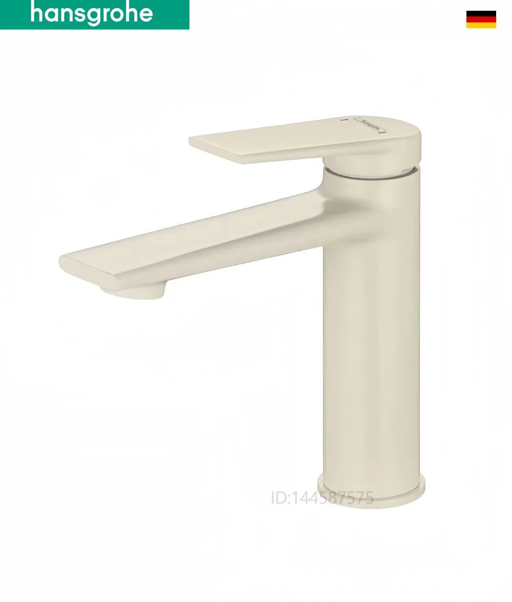 Смеситель для ванной комнаты Hansgrohe, медный, смеситель для горячей и холодной воды, Молочно-белый