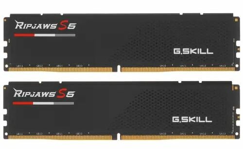 Оперативная память G.Skill RIPJAWS S5 (F5-5600J3036D32GX2-RS5K) DIMM DDR5 64 ГБ - 2 шт, 5600 МГц