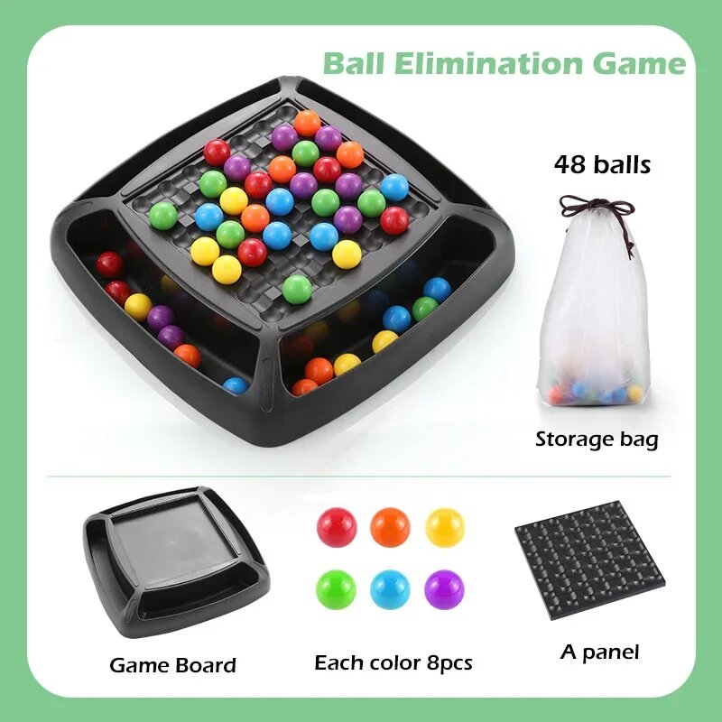 Радужная игра "Четыре в квадрате" No box (6 colors)