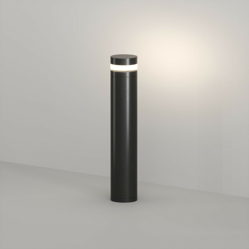 Denkirs (Денкирс) DK9816-BK Ландшафтный уличный светодиодный светильник VEGA, IP65, 12 Вт, 3000K, черный, алюминий DK9816-BK
