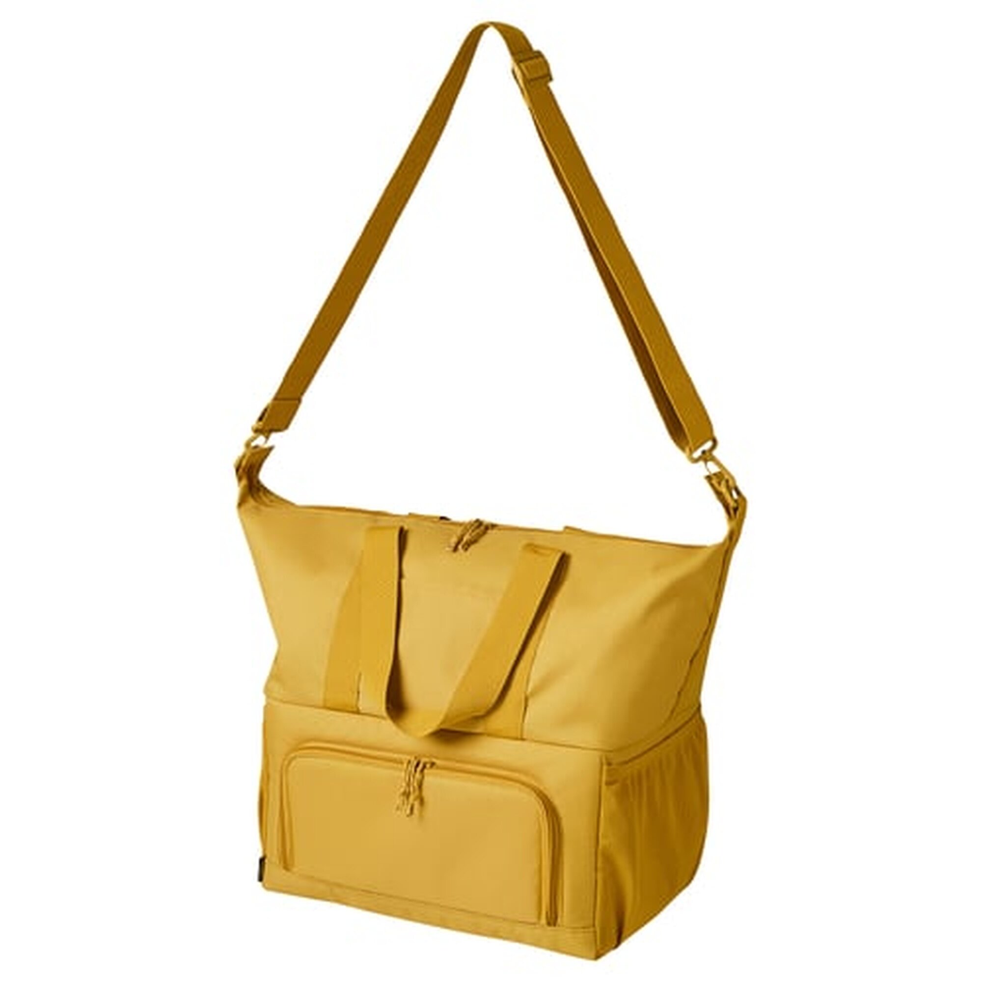 Сумка-холодильник IKEA, KLOTPIL, горчичный, 38x24x40 см, 005.863.79