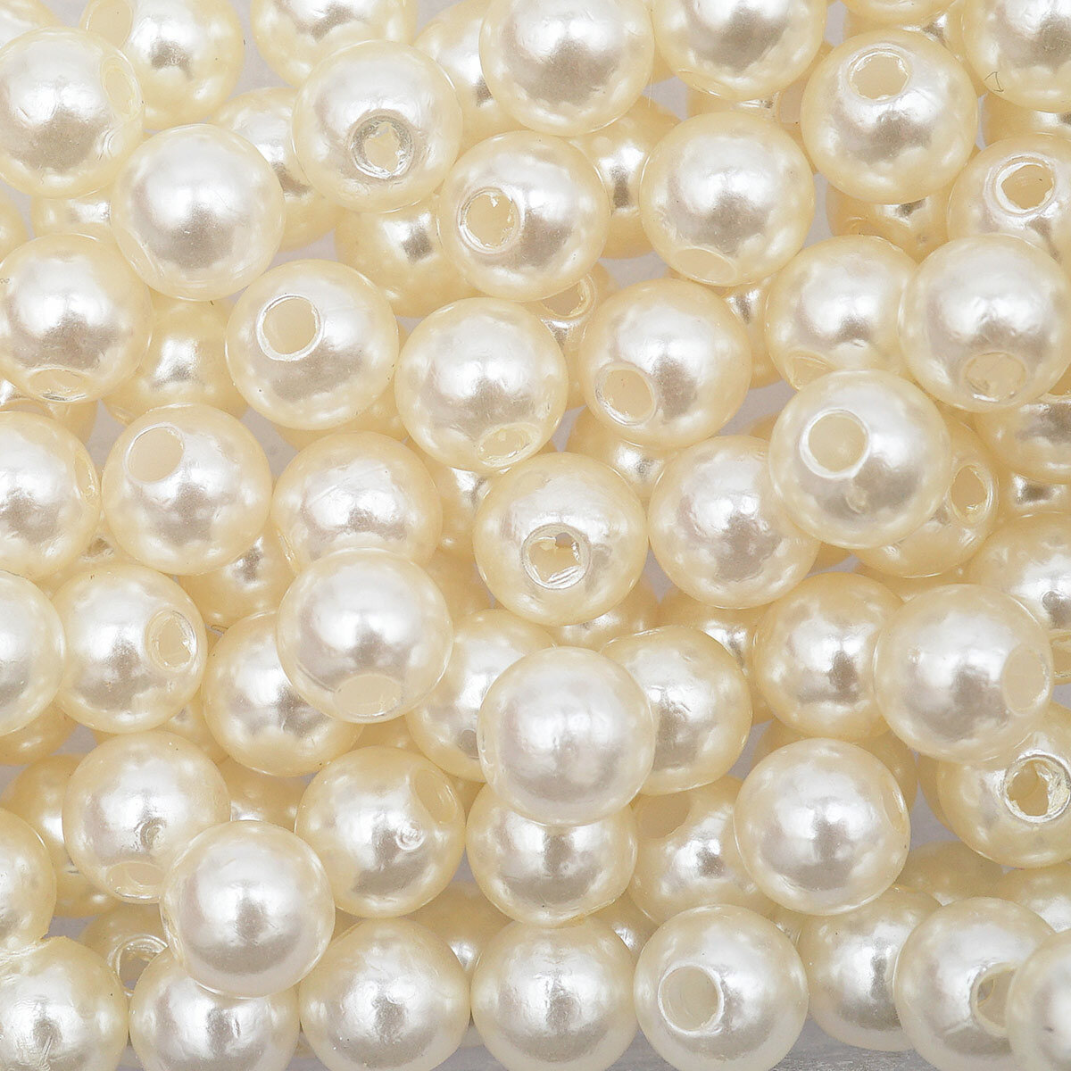 Бусы круглые, пластик, 6 мм, 25 г (упак), Astra&Craft (003 NL)