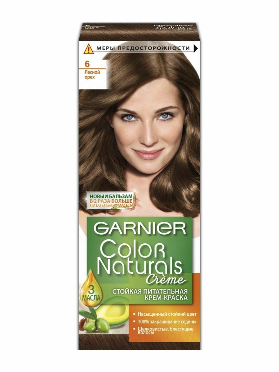 Garnier Крем-краска для волос тон 6 Лесной орех