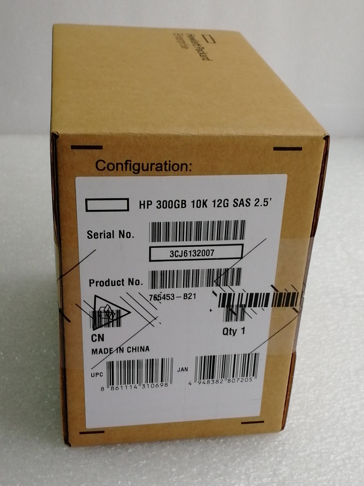 Жесткий диск HP 765453-B21 1 ТБ 6G 7.2K SATA 2.5' серверный HDD 765451-001, 765868-001, MM1000GEFQV для G8-G10